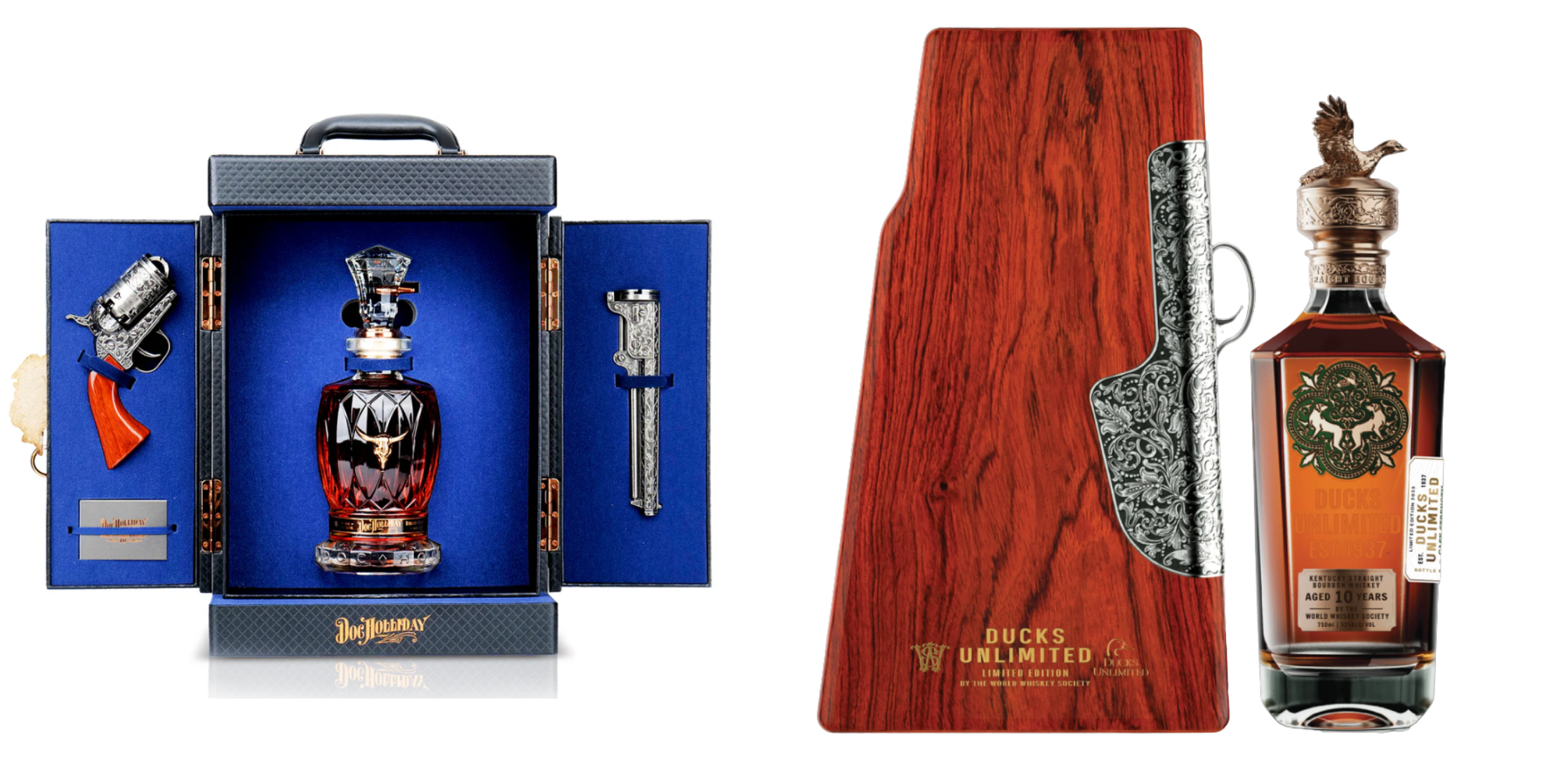 Gun Slinger Bundle – Doc Holliday 10-Year Bourbon Revolver Set & Ducks ...