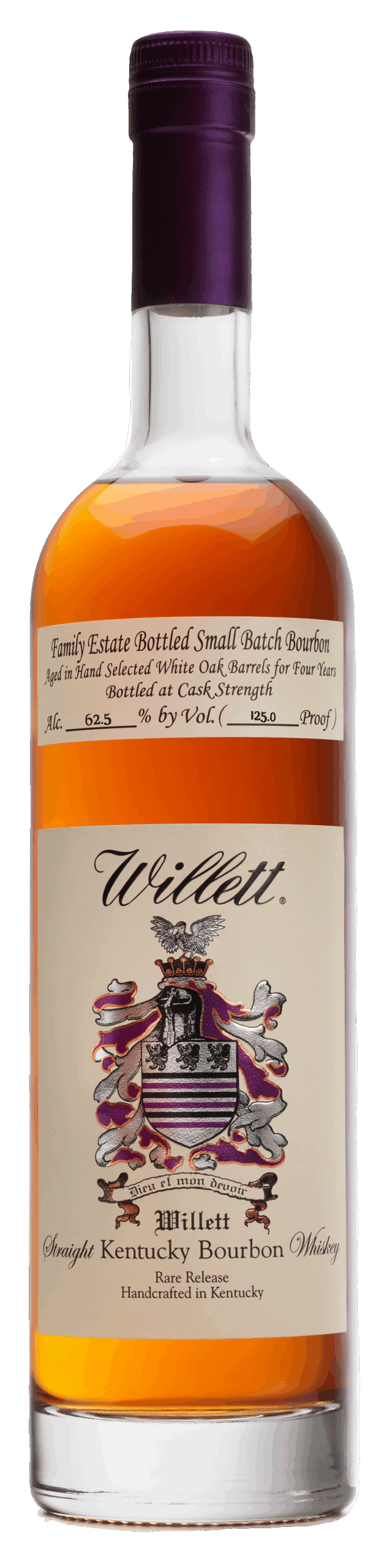 Willett Family Estate Small Batch Bourbon 4 Year Cask Strength 750ml ...