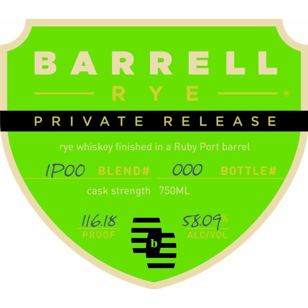 Buy Barrell Rye Private Release Ruby Port Barrel Finished® Online