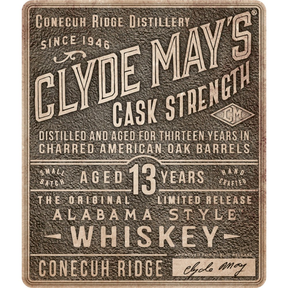 Buy Clyde May's Small Batch Cask Strength 13 Year Old® Online