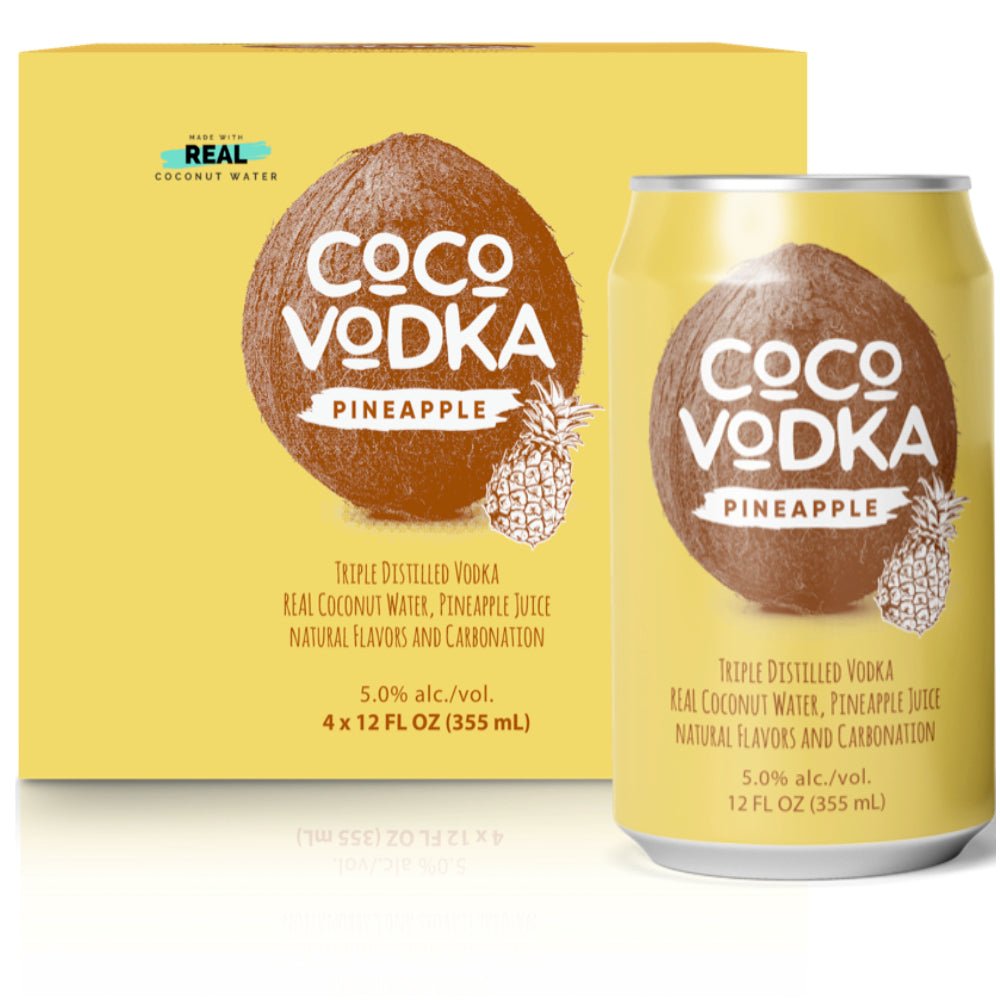 Buy Coco Vodka Pineapple 4PK® Online | Bourbon Hunt USA