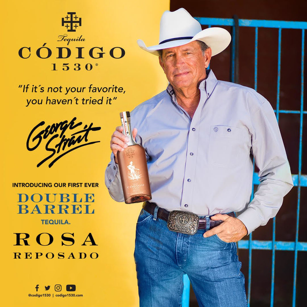 Buy Codigo 1530 George Strait Double Barrel Rosa Reposado Tequila® Online