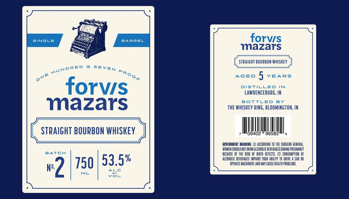 Forvis Mazars Straight Bourbon Whiskey Aged 5 Years – Bourbon Hunt USA