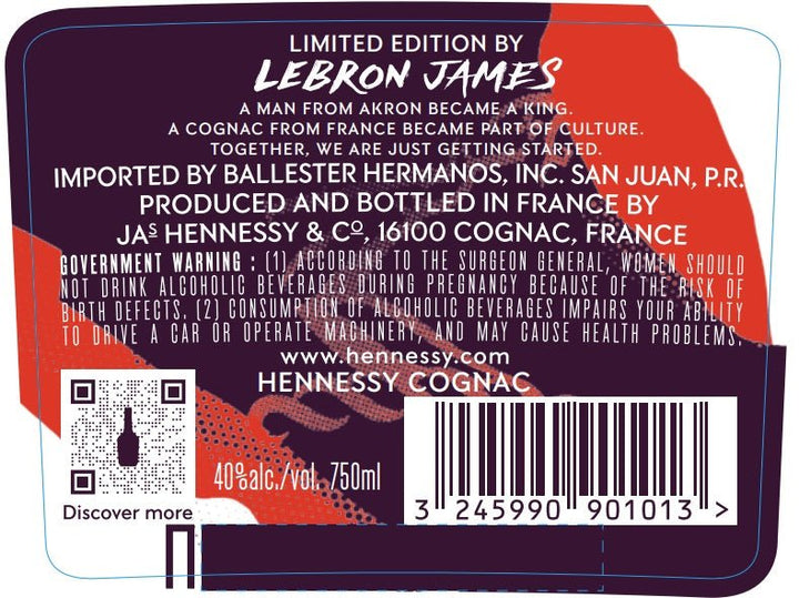 Hennessy Very Special Cognac x Lebron James Limited Edition 750ml ...