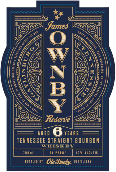 James Ownby Reserve 6 Year Aged Tennessee Straight Bourbon Whiskey ...