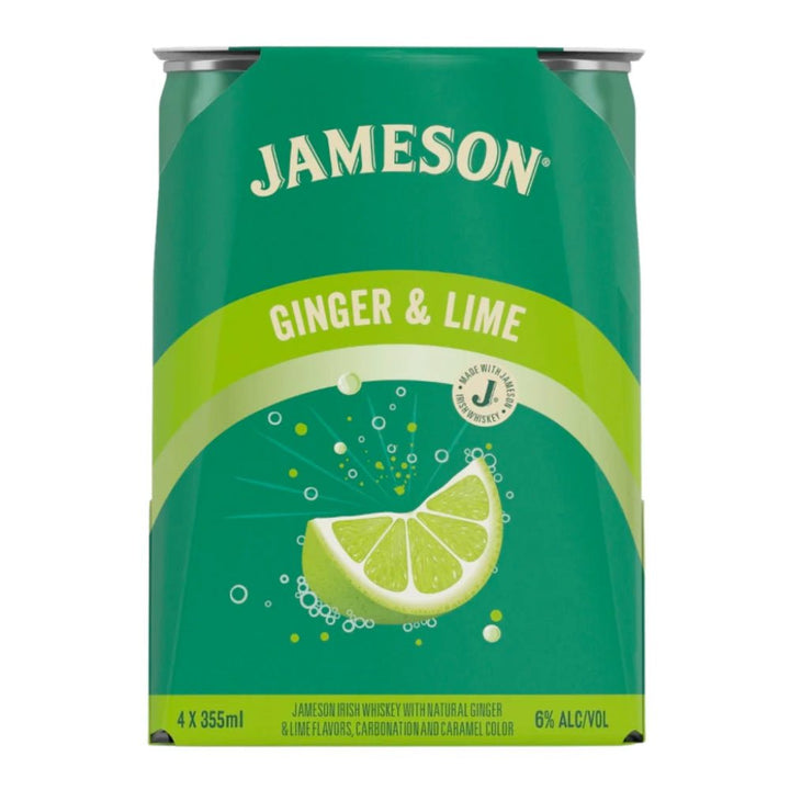 Buy Jameson Ginger & Lime Canned Cocktail 4pk® Online | Bourbon Hunt USA