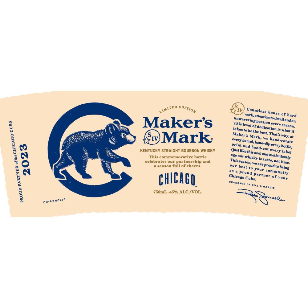 Maker’s Mark Chicago Cubs Limited Edition 2023 – Bourbon Hunt USA
