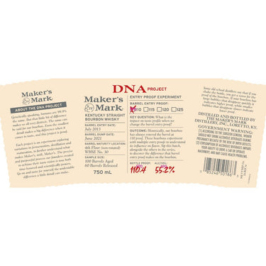 Buy Maker's Mark DNA Project Entry Proof Experiment® Online