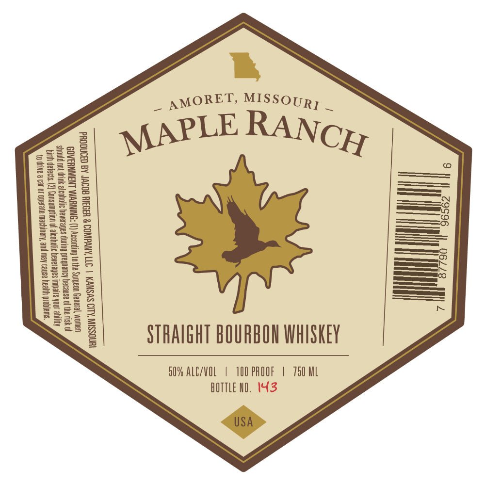 Buy Maple Ranch Straight Bourbon Whiskey® Online | Bourbon Hunt USA