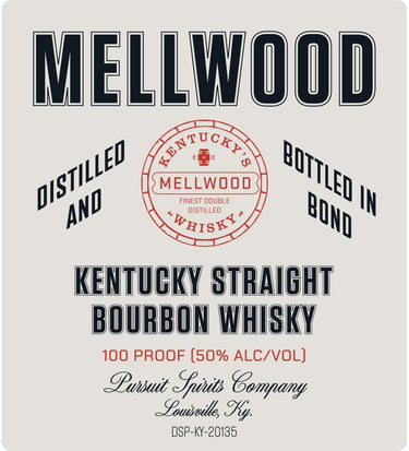 Mellwood Legacy Collection Kentucky Straight Bourbon Whisky Bottled in ...