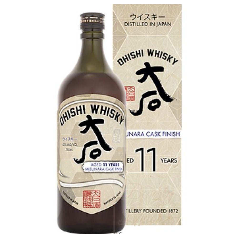 Ohishi 11 Year Old Mizunara Cask Finish Whisky – Bourbon Hunt USA