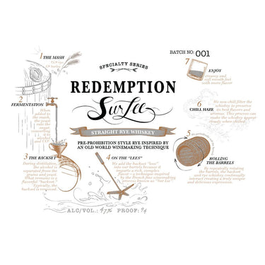 Redemption Sur Lee Straight Rye Whiskey – Bourbon Hunt USA