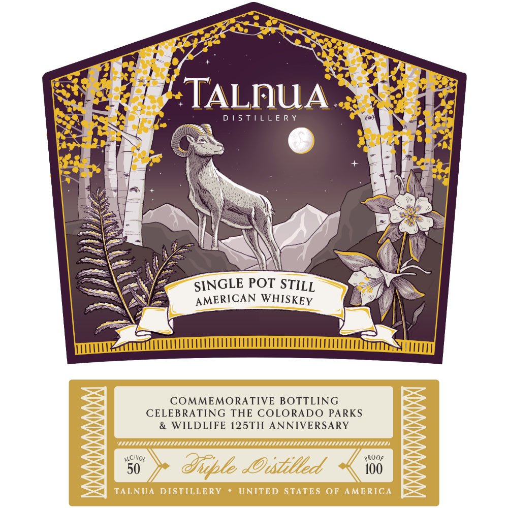 Talnua Colorado Parks & Wildlife 125th Anniversary Single Pot Still Am ...