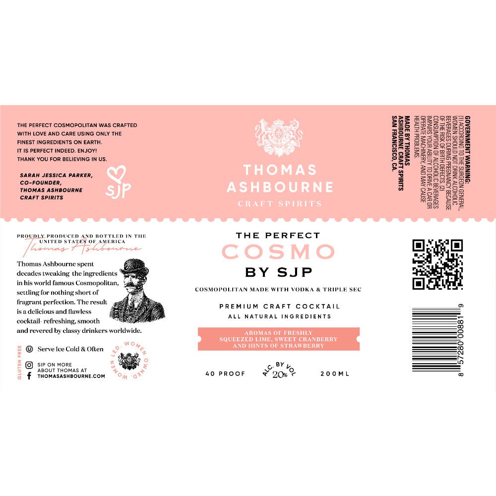 Thomas Ashbourne The Perfect Cosmo by Sarah Jessica Parker – Bourbon ...