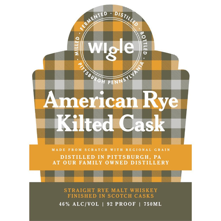 Wigle American Rye Kilted Cask